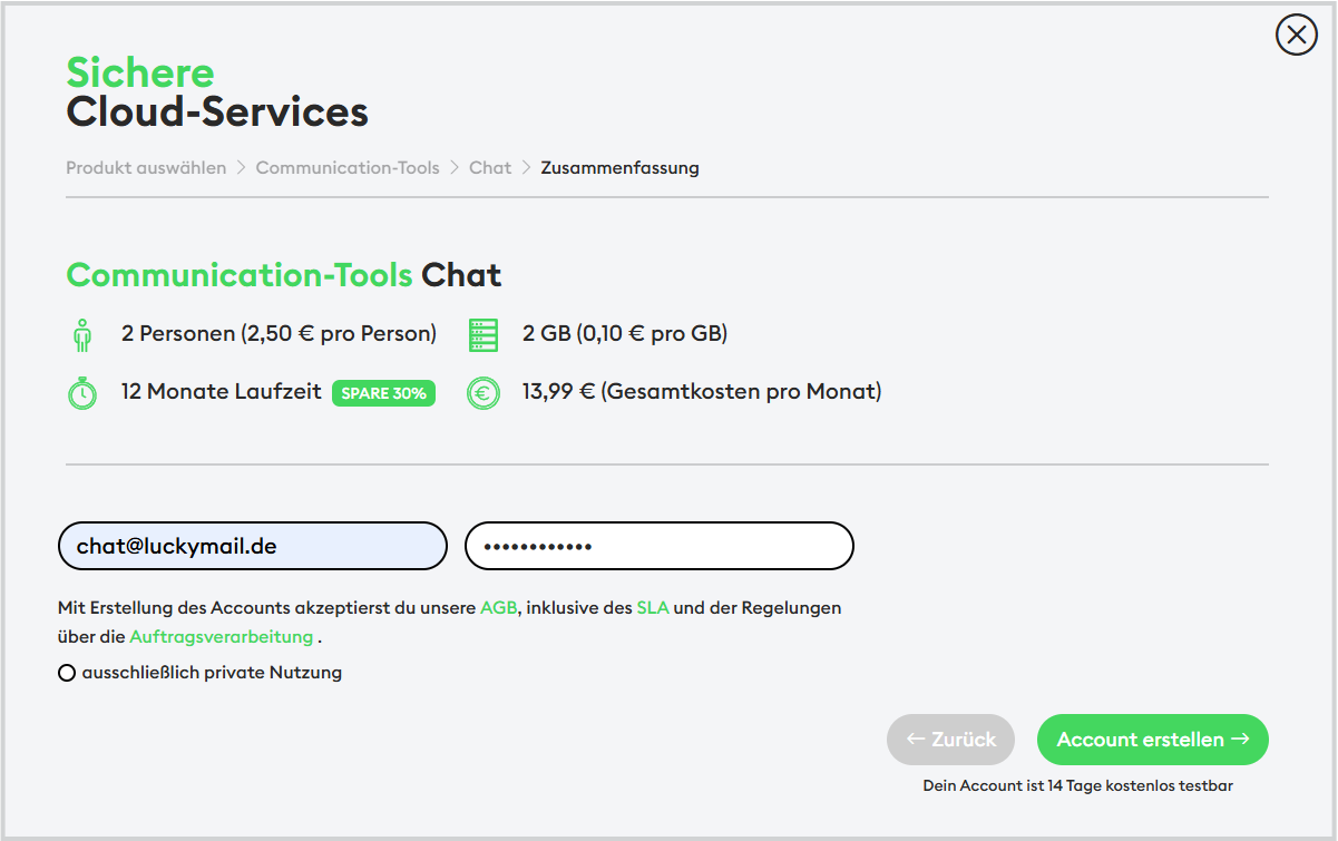 Account erstellen | Docs